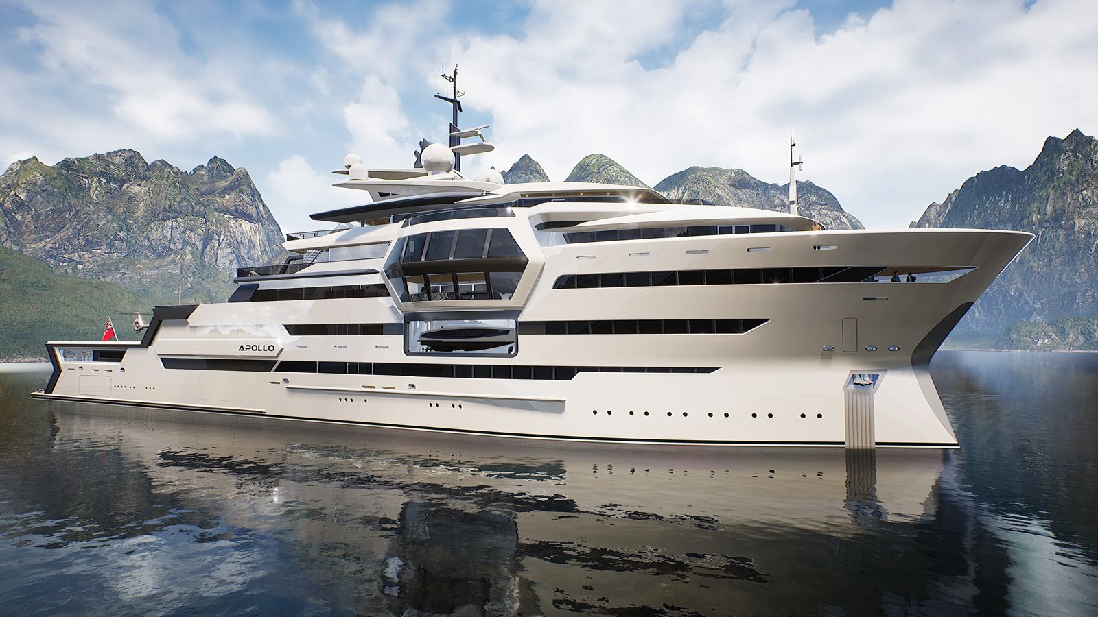 Gresham Yacht Design presents 90m explorer concept Apollo